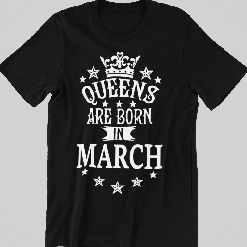 March Birthday T-Shirt – Pretty Creations